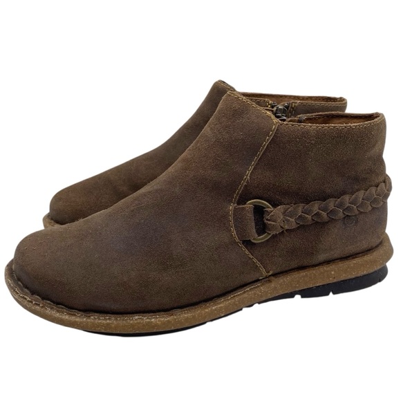Born | Shoes | Born Womens Shoes Toya Boots Sz 85 Brown Suede Leather ...